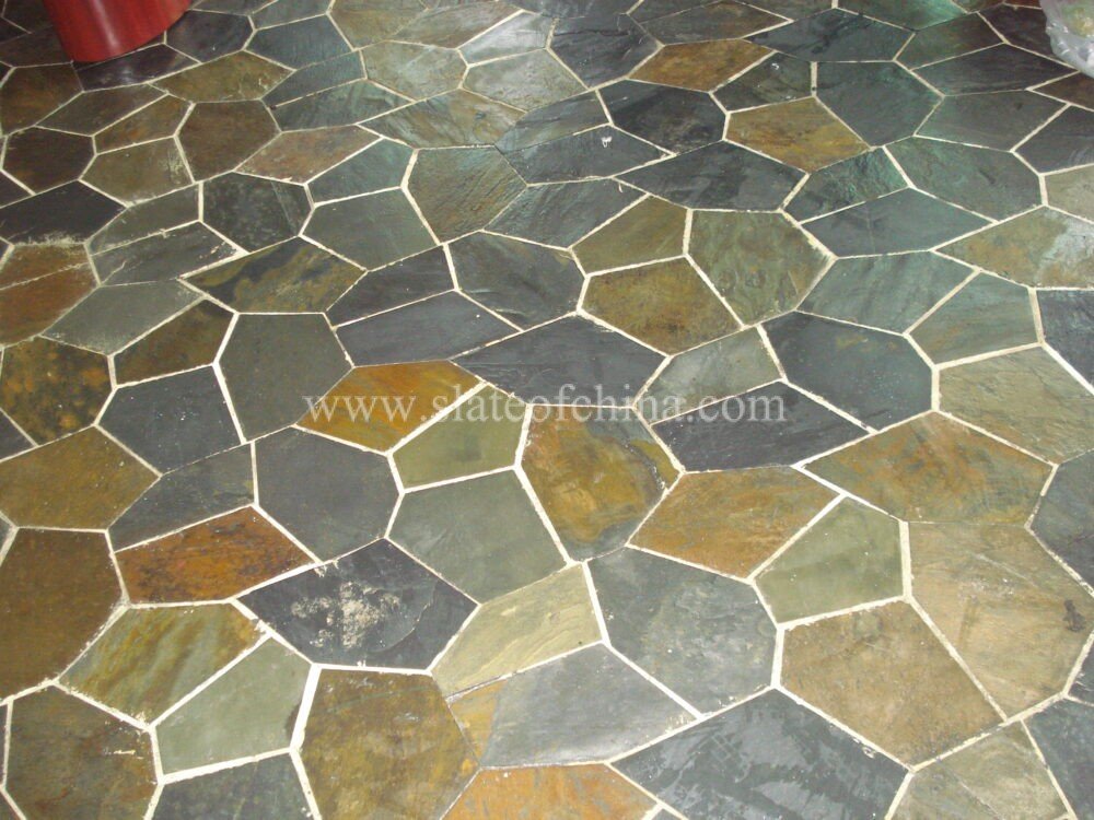 Meshed Paving Slate - Slate Of China
