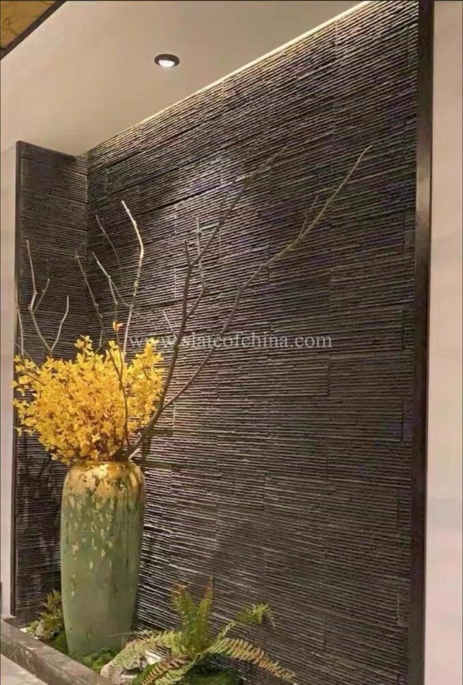 Waterfall Running Slate Panel - Slate Of China