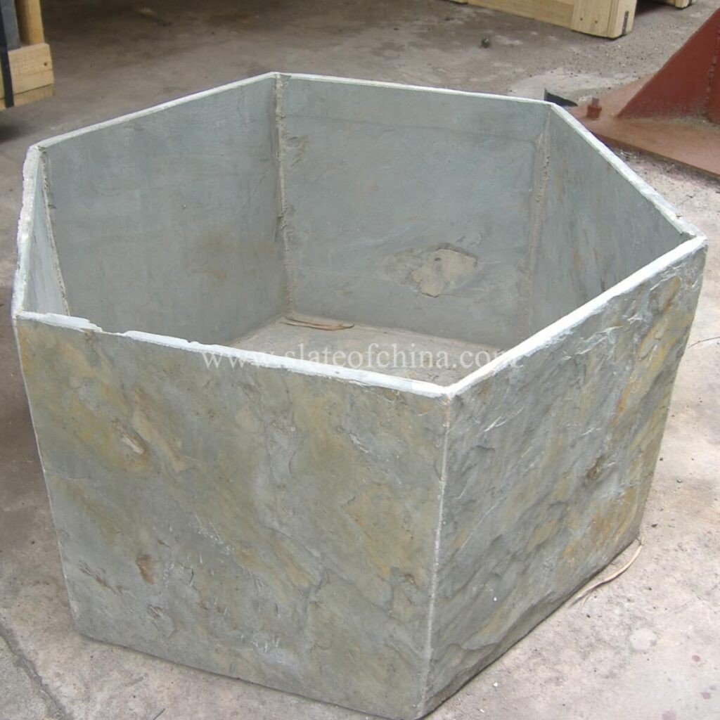 Large Flower Container - Slate Of China